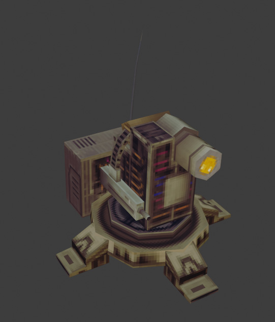 3D VIDEO GAME ART - RAILGUN SHACK