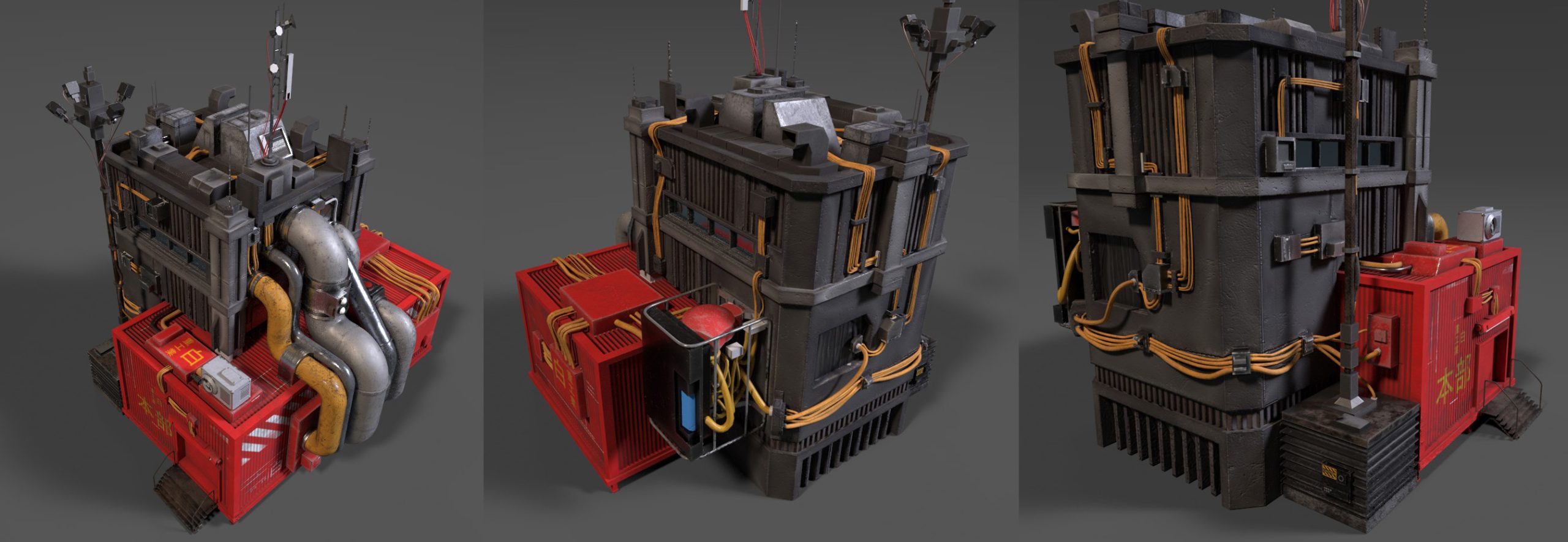 3D VIDEO GAME ART - RAILGUN SHACK